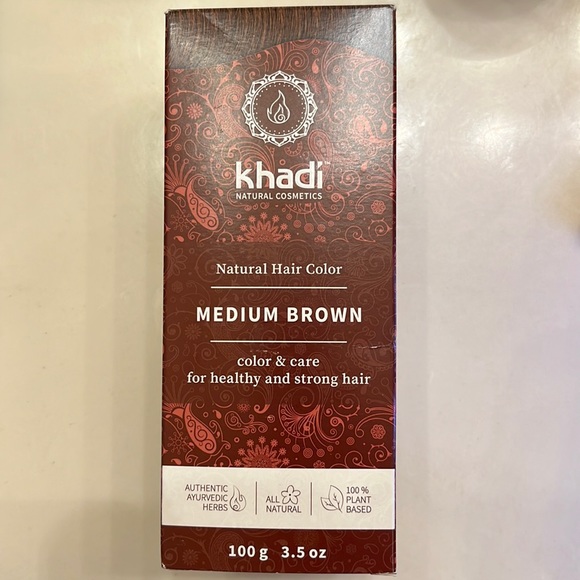 Hair | Khadi Natural Cosmetics Natural Hair Color Medium Brown | Poshmark